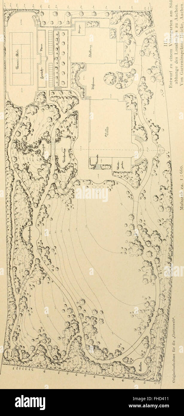 A German publication from 1902 focused on the world of gardens ...