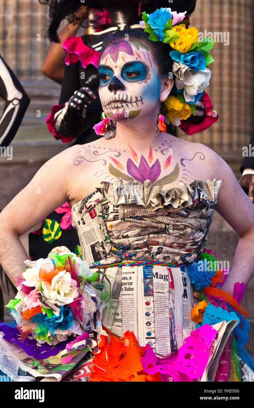 LA CALAVERA CATRINA or Elegant Skull, is the icon of the DAY OF THE ...