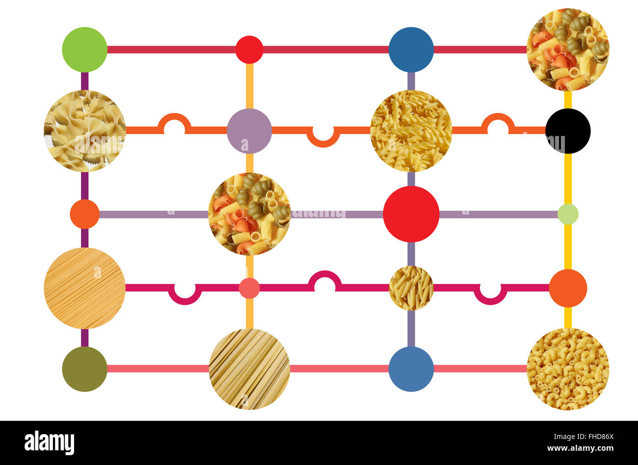 Background board from Close up of raw pasta, italian food Stock Photo ...