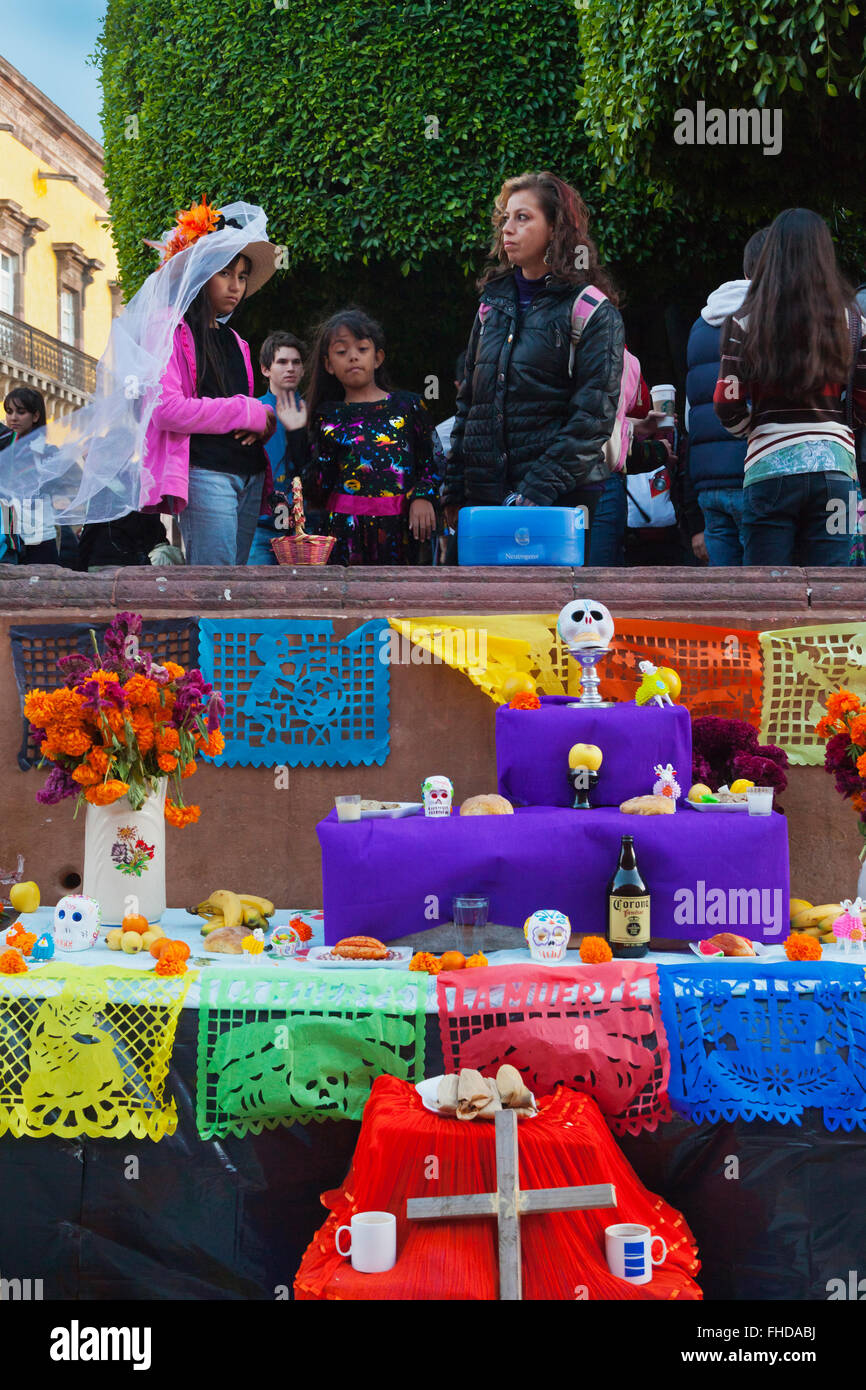 An ALTAR set up in the JARDIN to honor loved ones who have died during ...