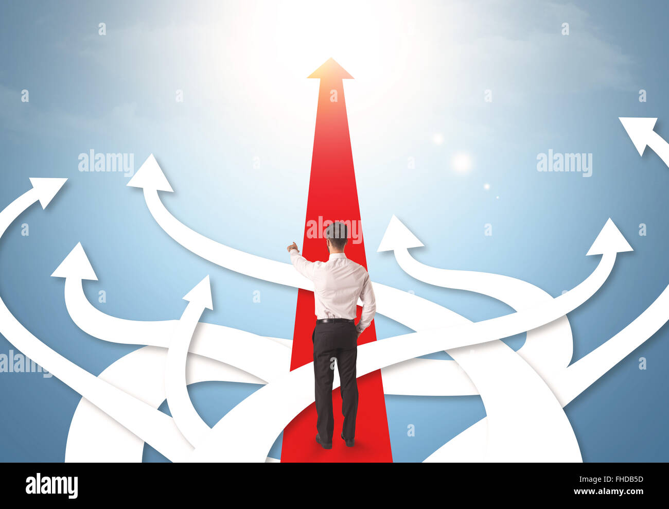 Direction arrows hi-res stock photography and images - Alamy