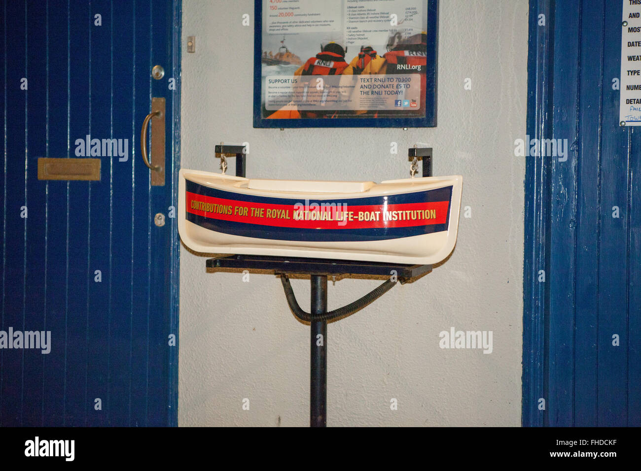 Donaghadee, UK. 25th February, 2016. RNLI Lifeboat Station in ...