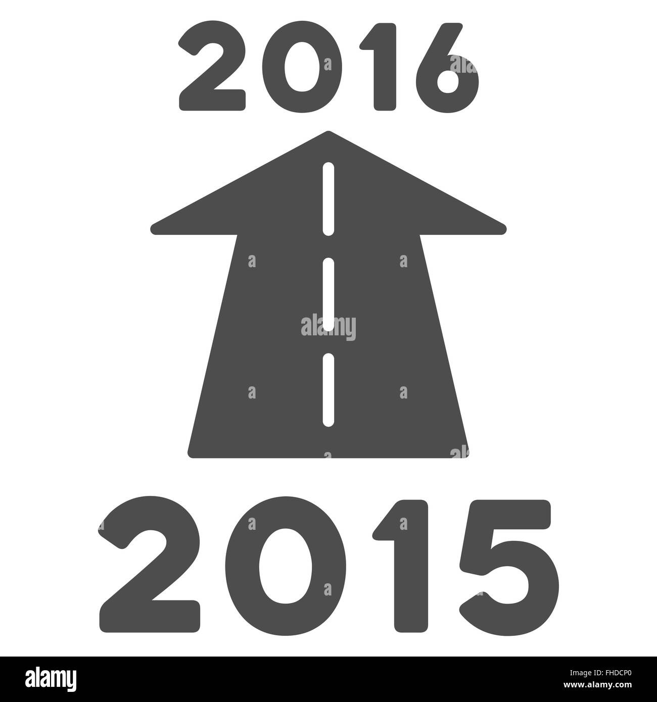 2016 Future Road Icon Stock Photo - Alamy