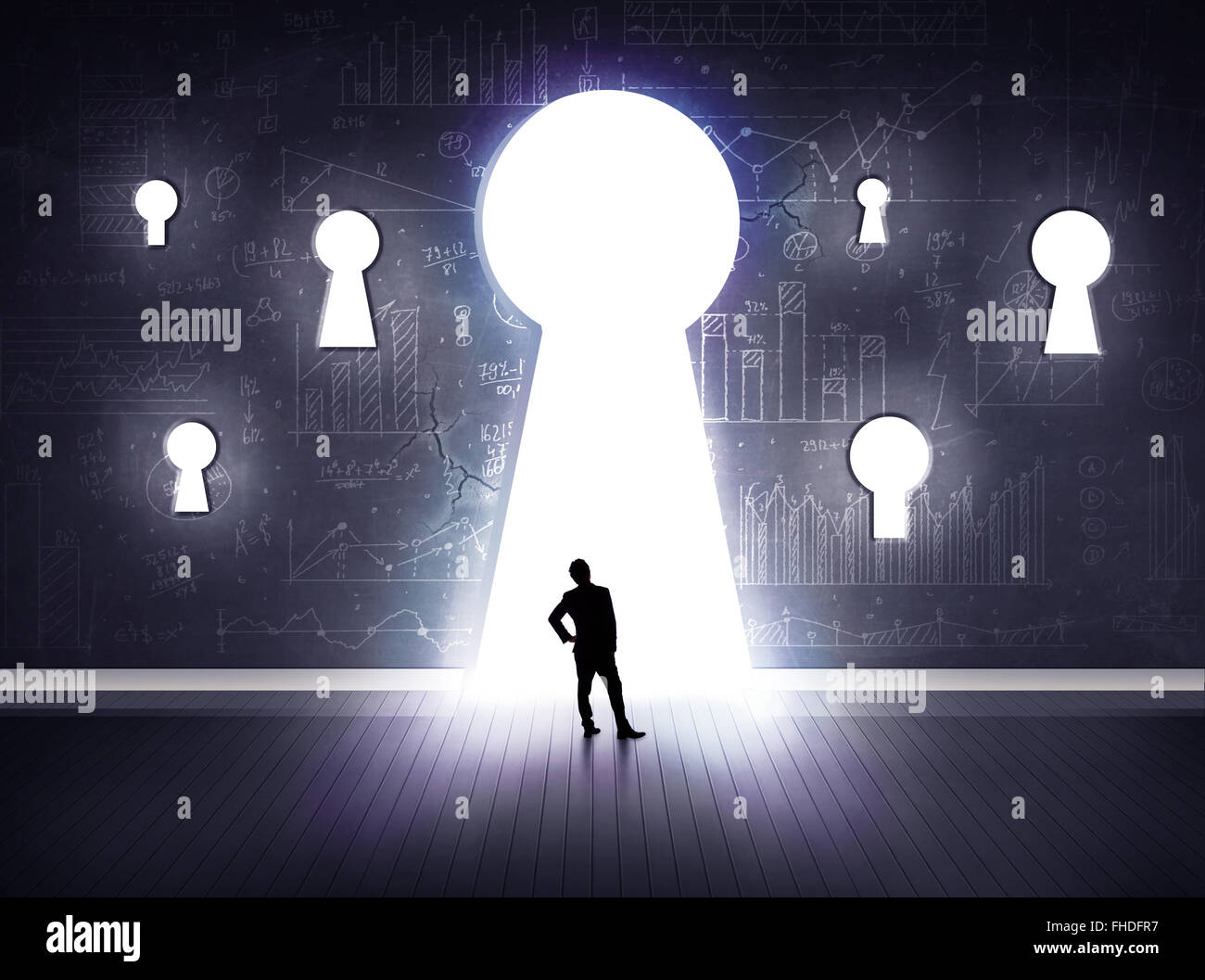 Looking through the key hole hi-res stock photography and images - Alamy