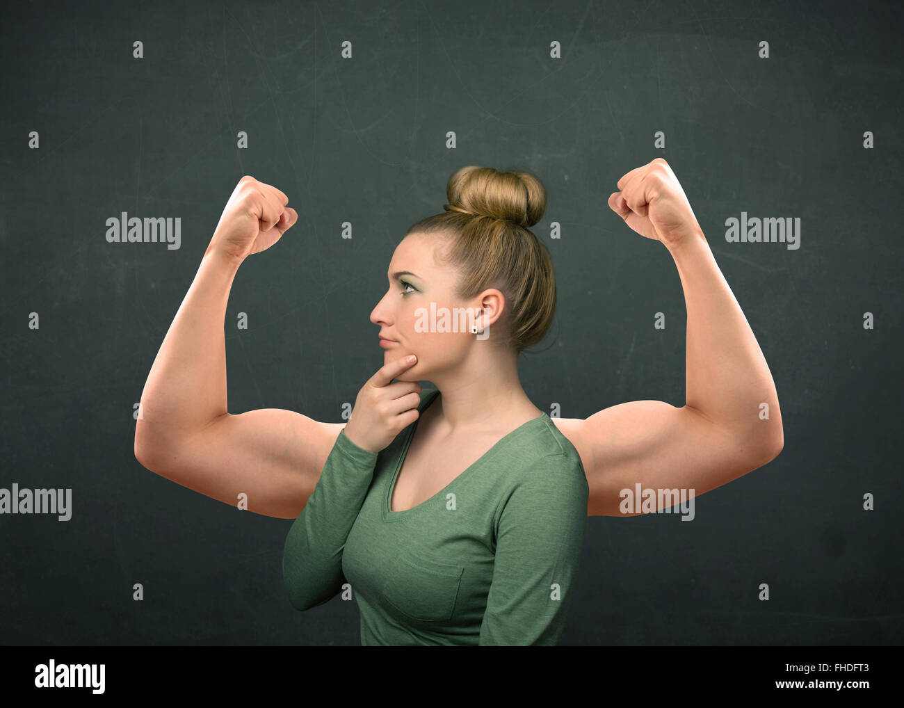 Muscled arms hi-res stock photography and images - Alamy
