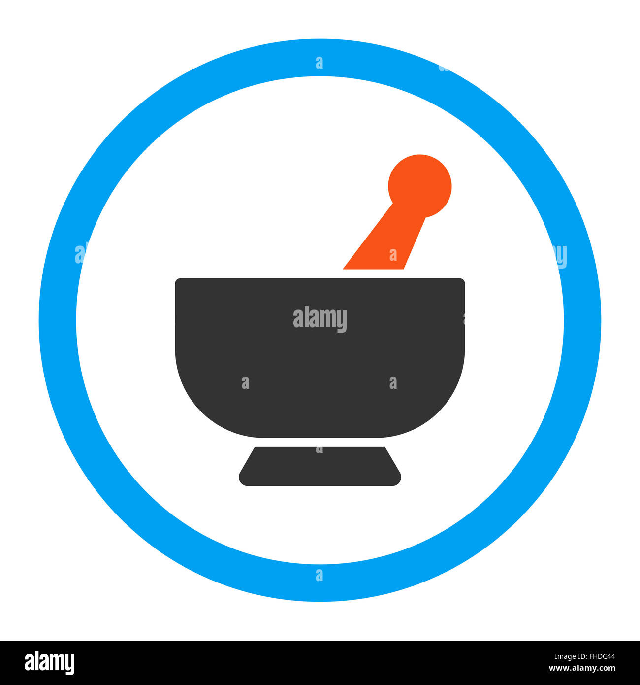 Mortar Rounded Vector Icon Stock Photo - Alamy