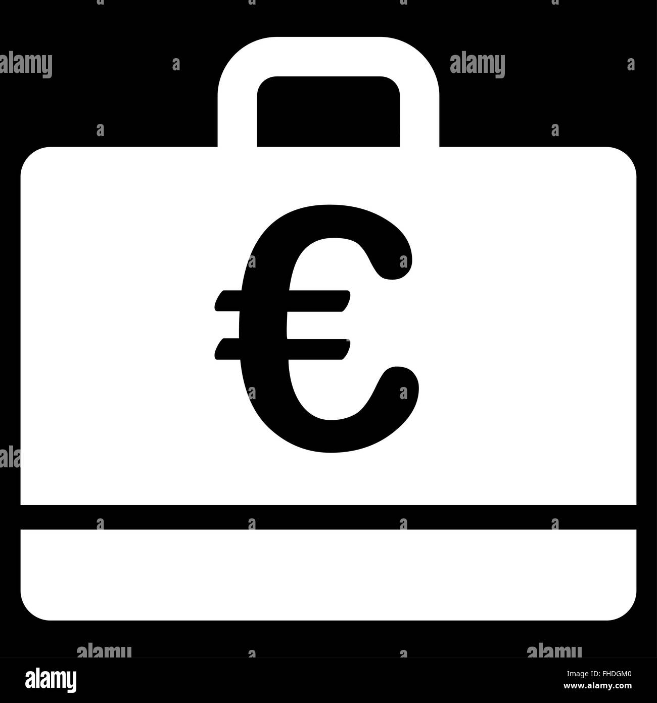 Euro Case Icon Stock Photo - Alamy