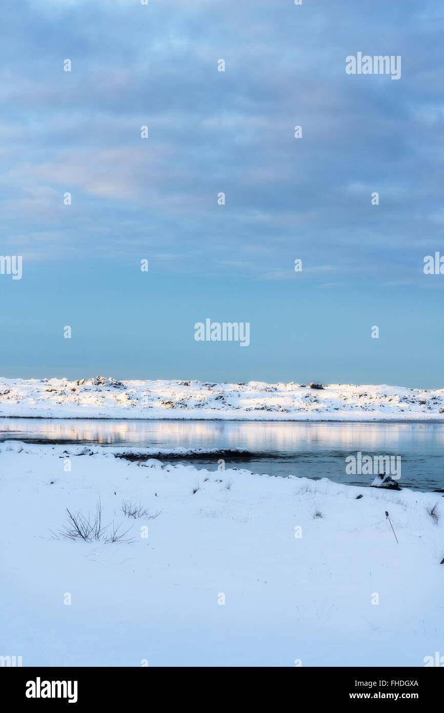 Winter by the Ocean Stock Photo - Alamy
