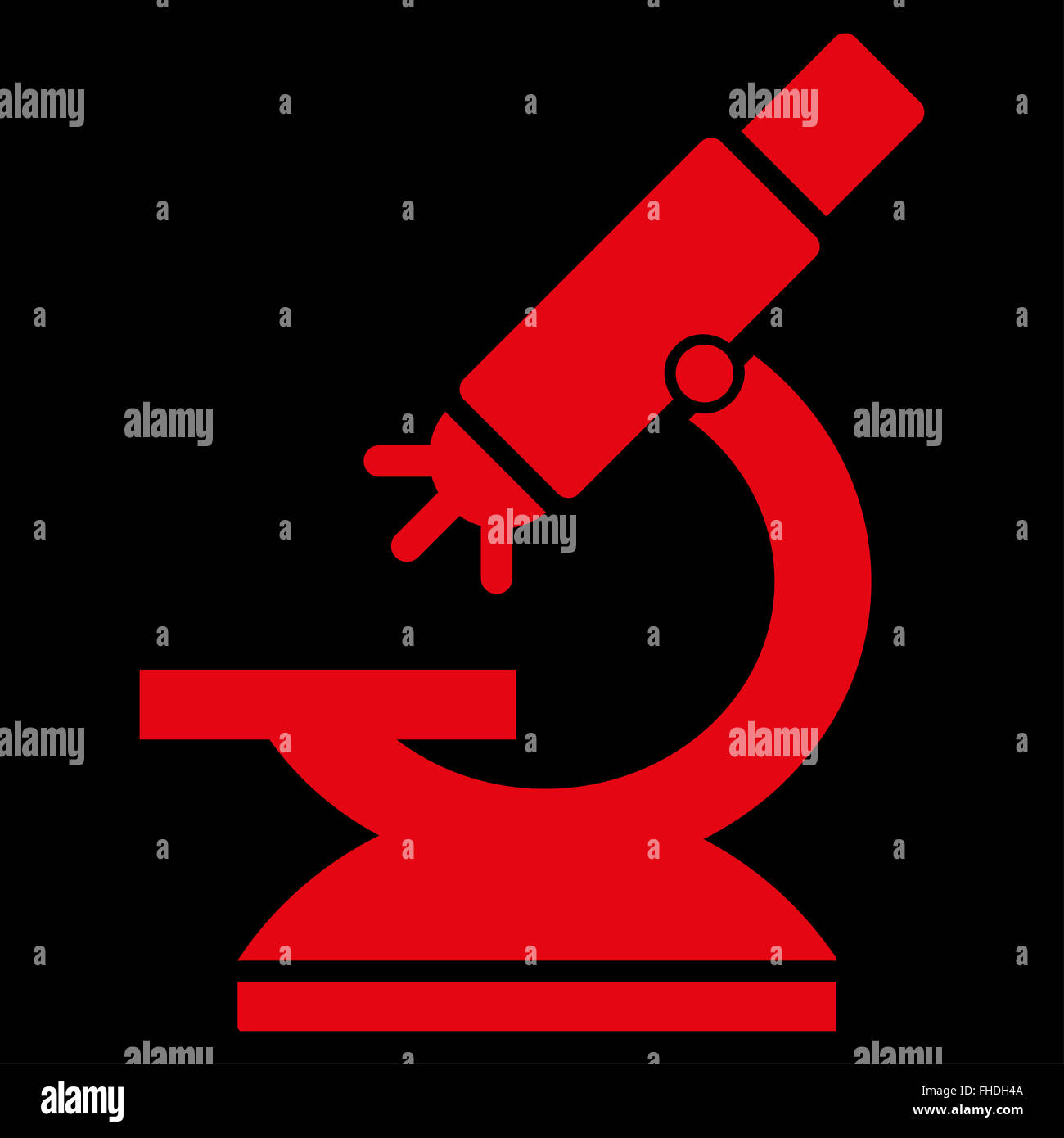 Labs Microscope Icon Stock Photo - Alamy