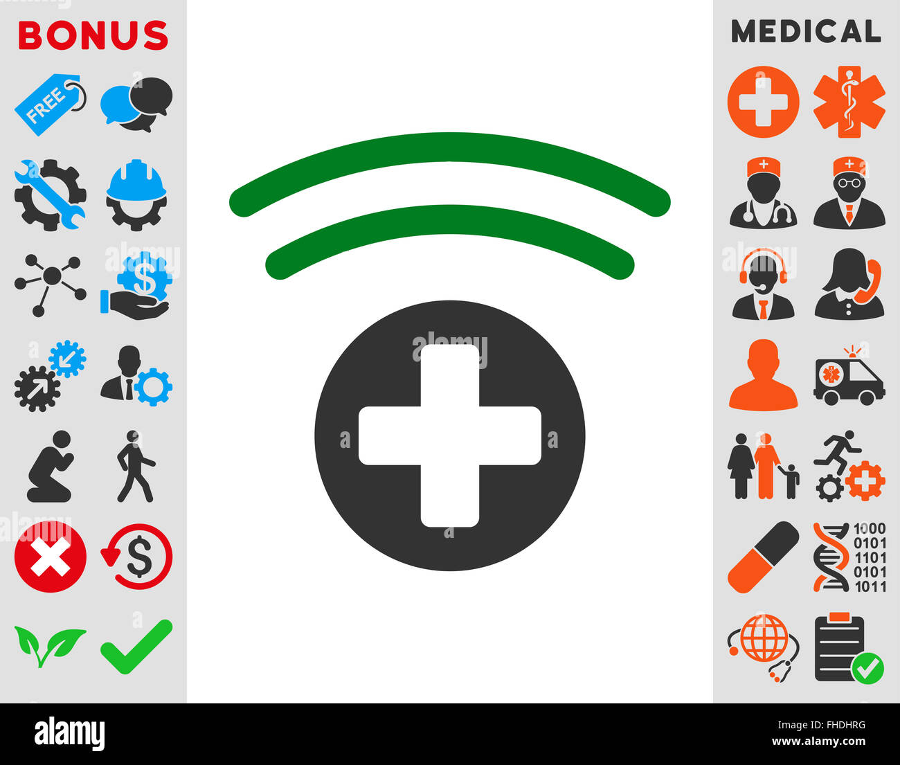 Medical Source Icon Stock Photo - Alamy