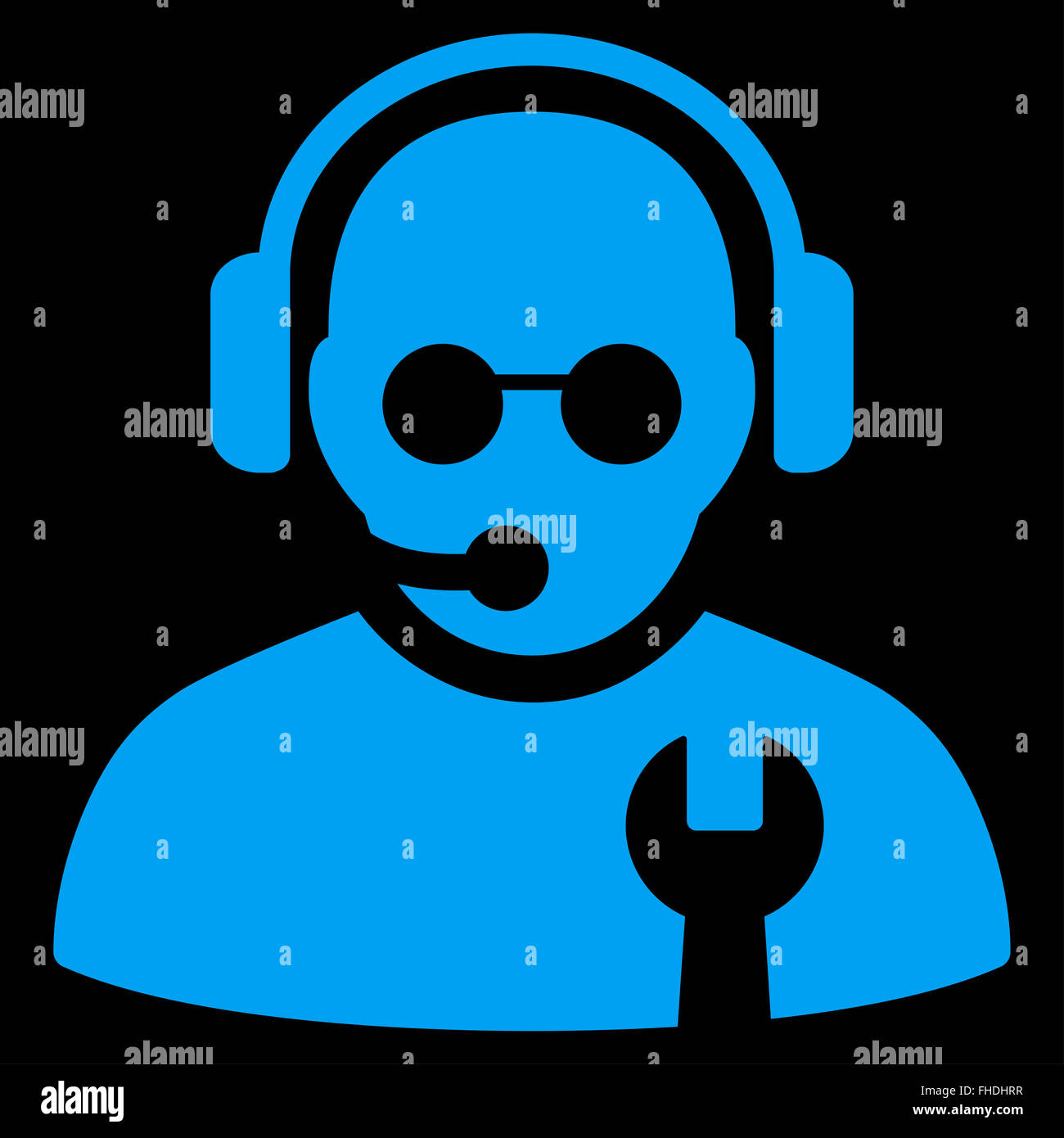 Service Operator Icon Stock Photo - Alamy