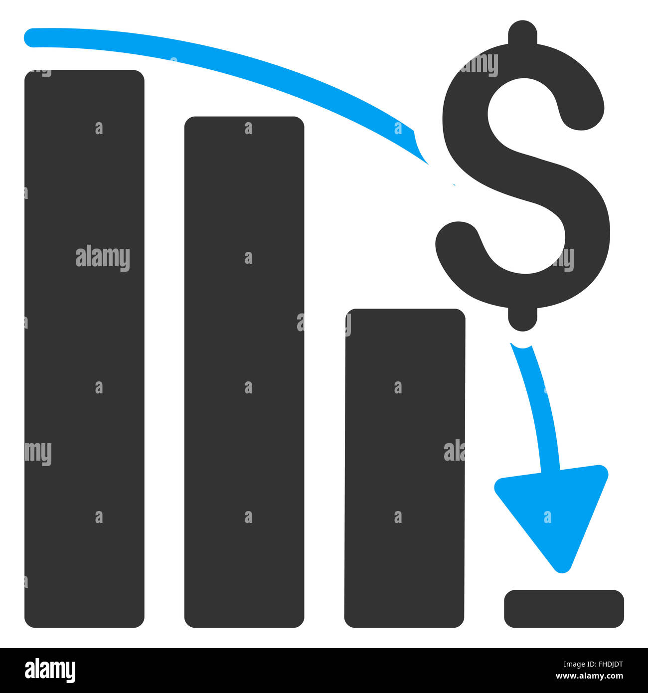 Financial Crisis Icon Stock Photo - Alamy