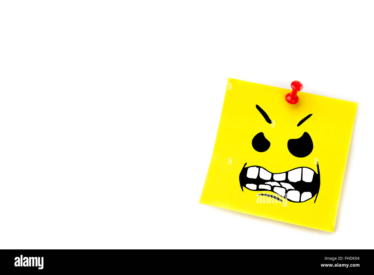 Angry note Cut Out Stock Images & Pictures - Alamy