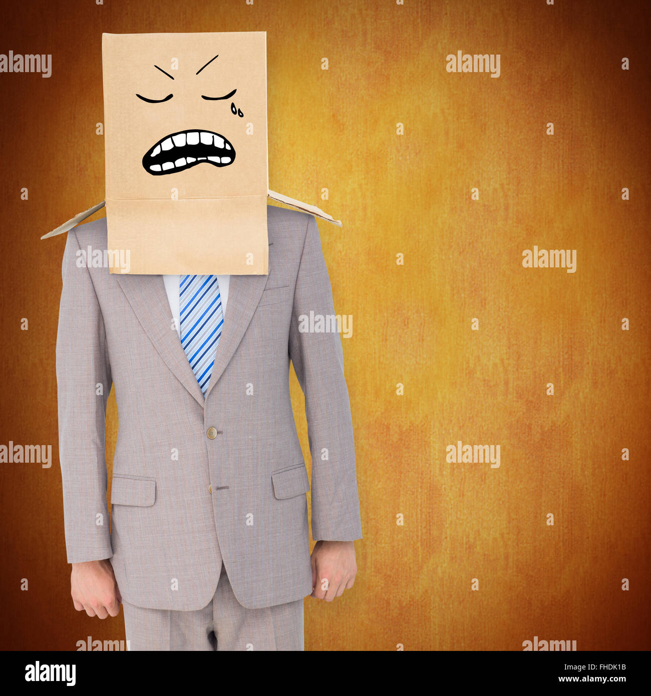 Composite image of anonymous businessman Stock Photo - Alamy