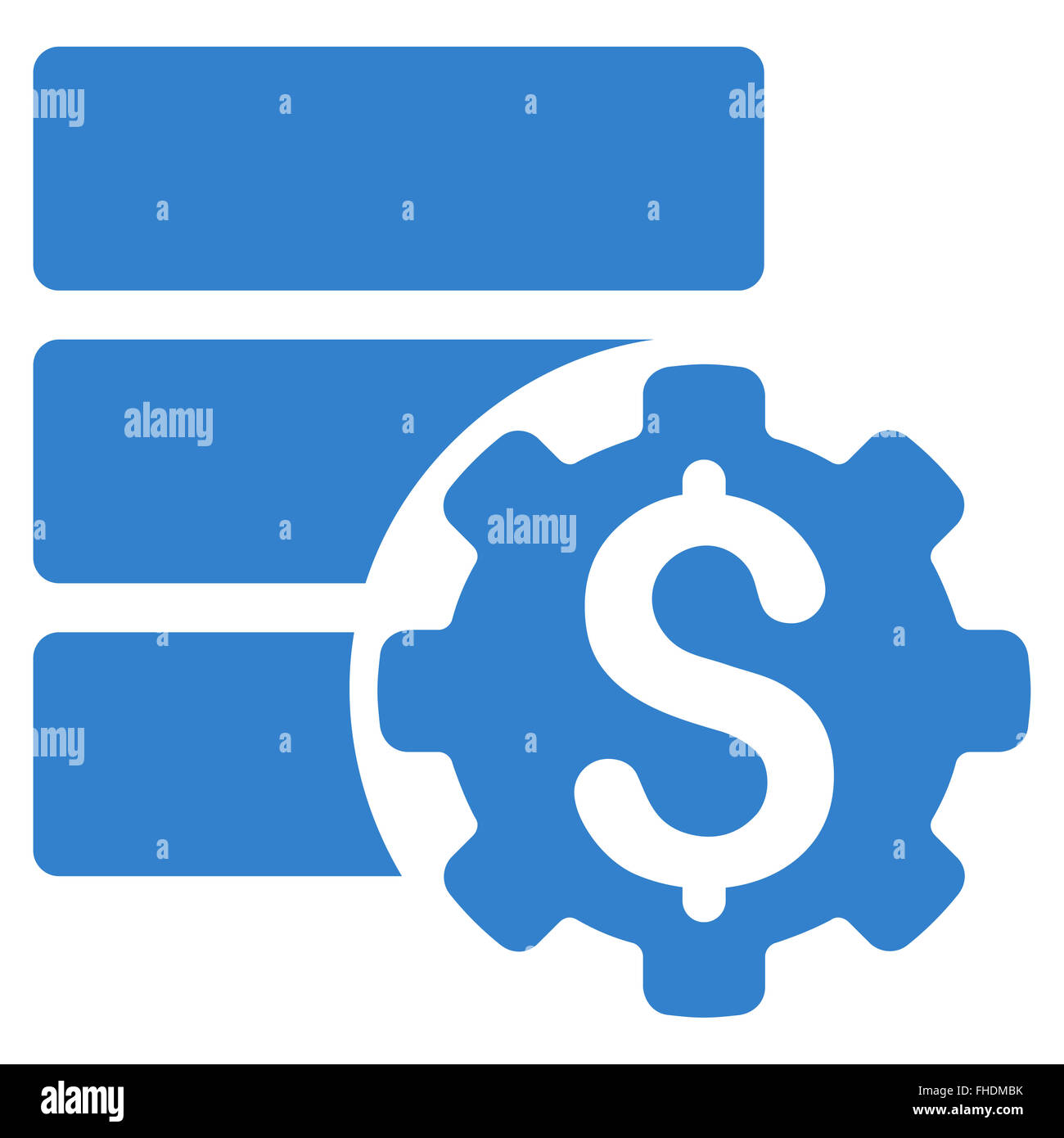 Bank Database Options Icon Stock Photo - Alamy
