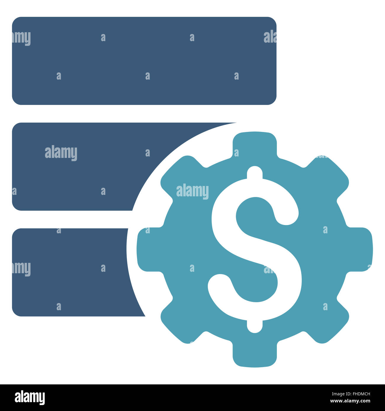Bank Database Options Icon Stock Photo - Alamy