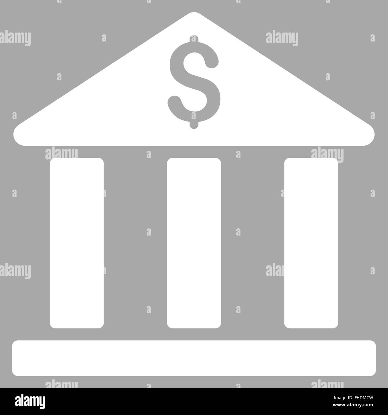 Bank Building Icon Stock Photo - Alamy