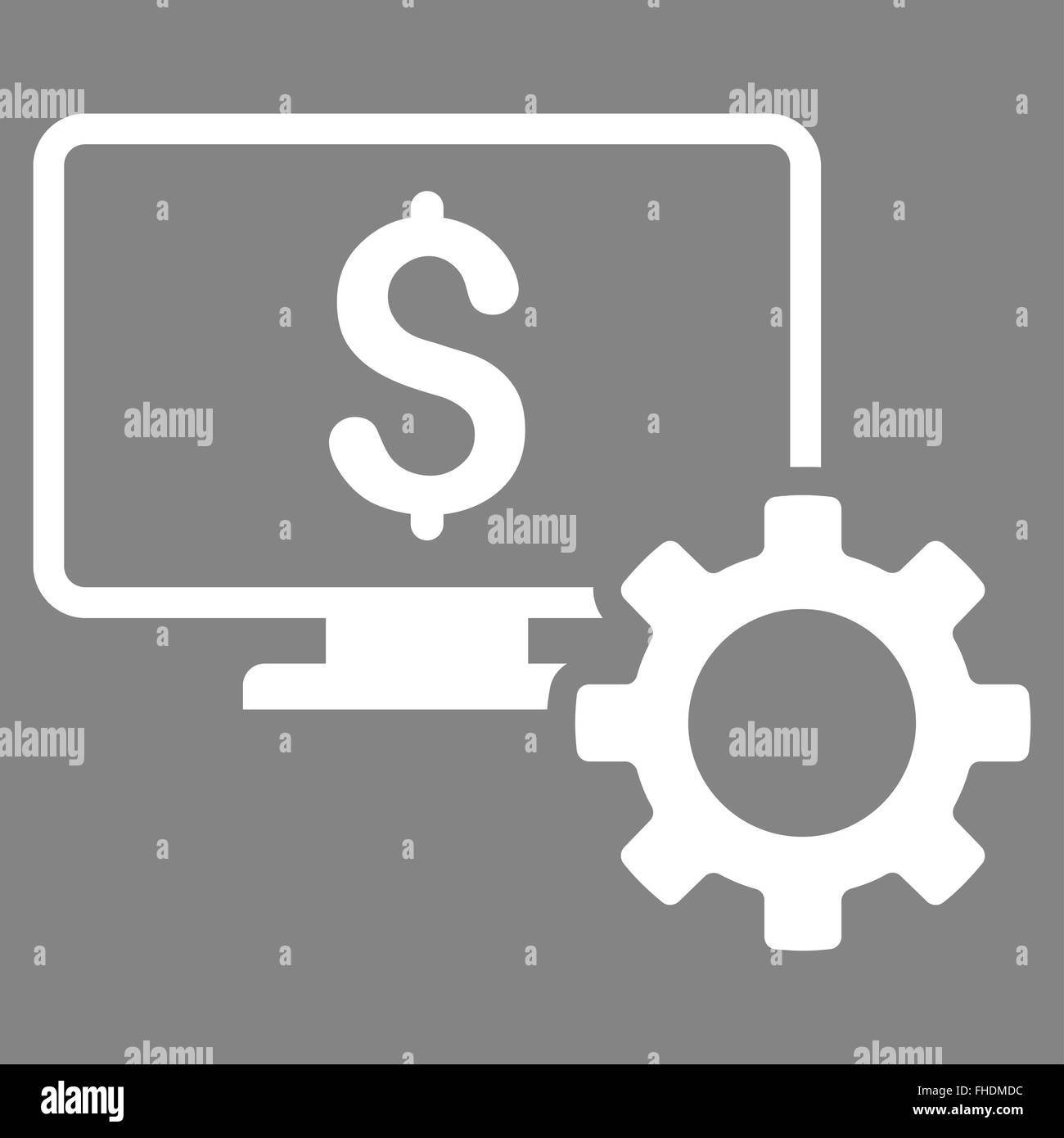 Financial Monitoring Options Icon Stock Photo - Alamy