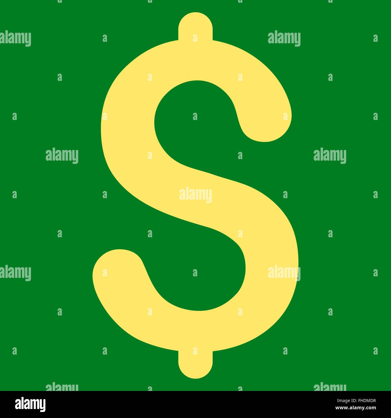 Dollar Symbol Icon Stock Photo - Alamy
