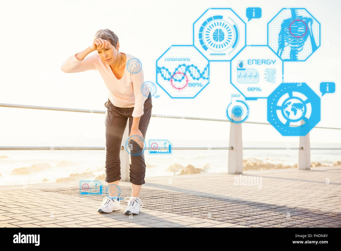 Wiping sweat off brow hi-res stock photography and images - Alamy