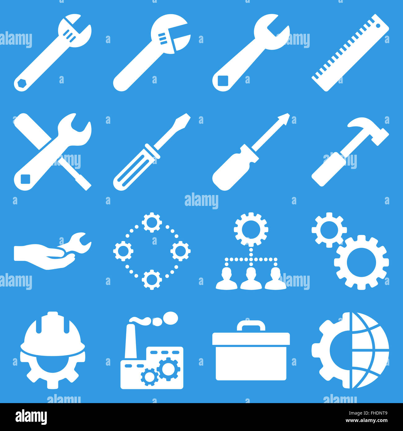 Options and service tools icon set Stock Photo - Alamy
