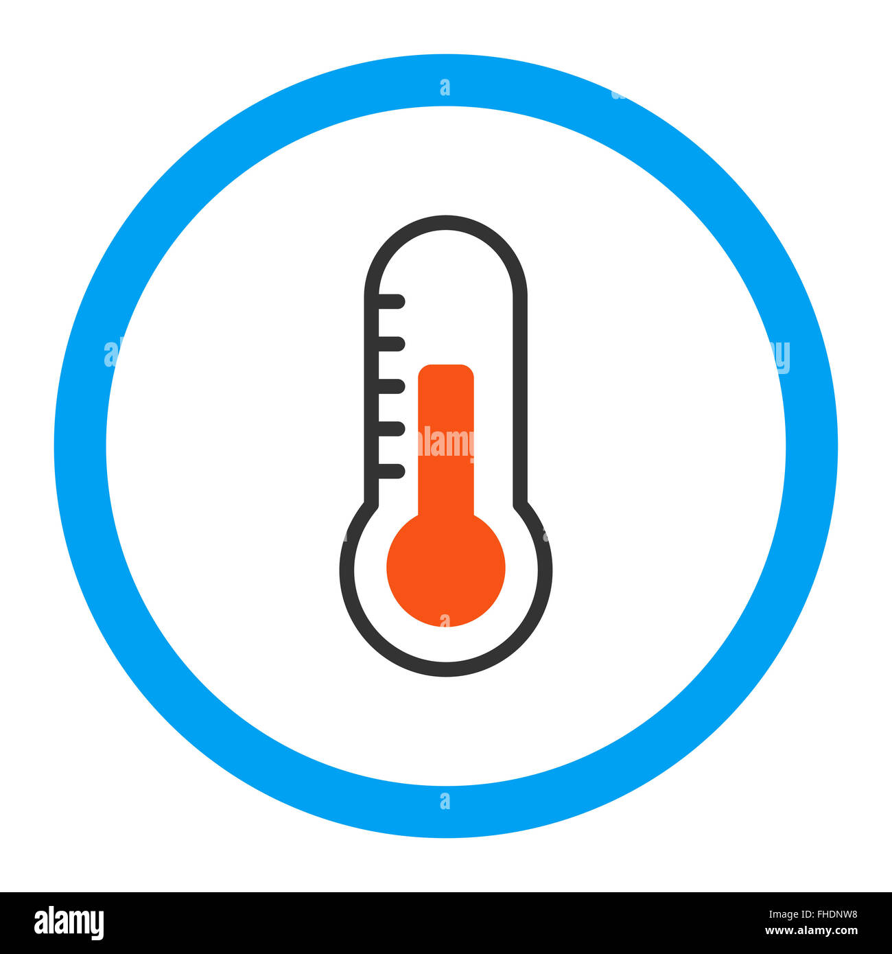 Temperature Rounded Vector Icon Stock Photo - Alamy