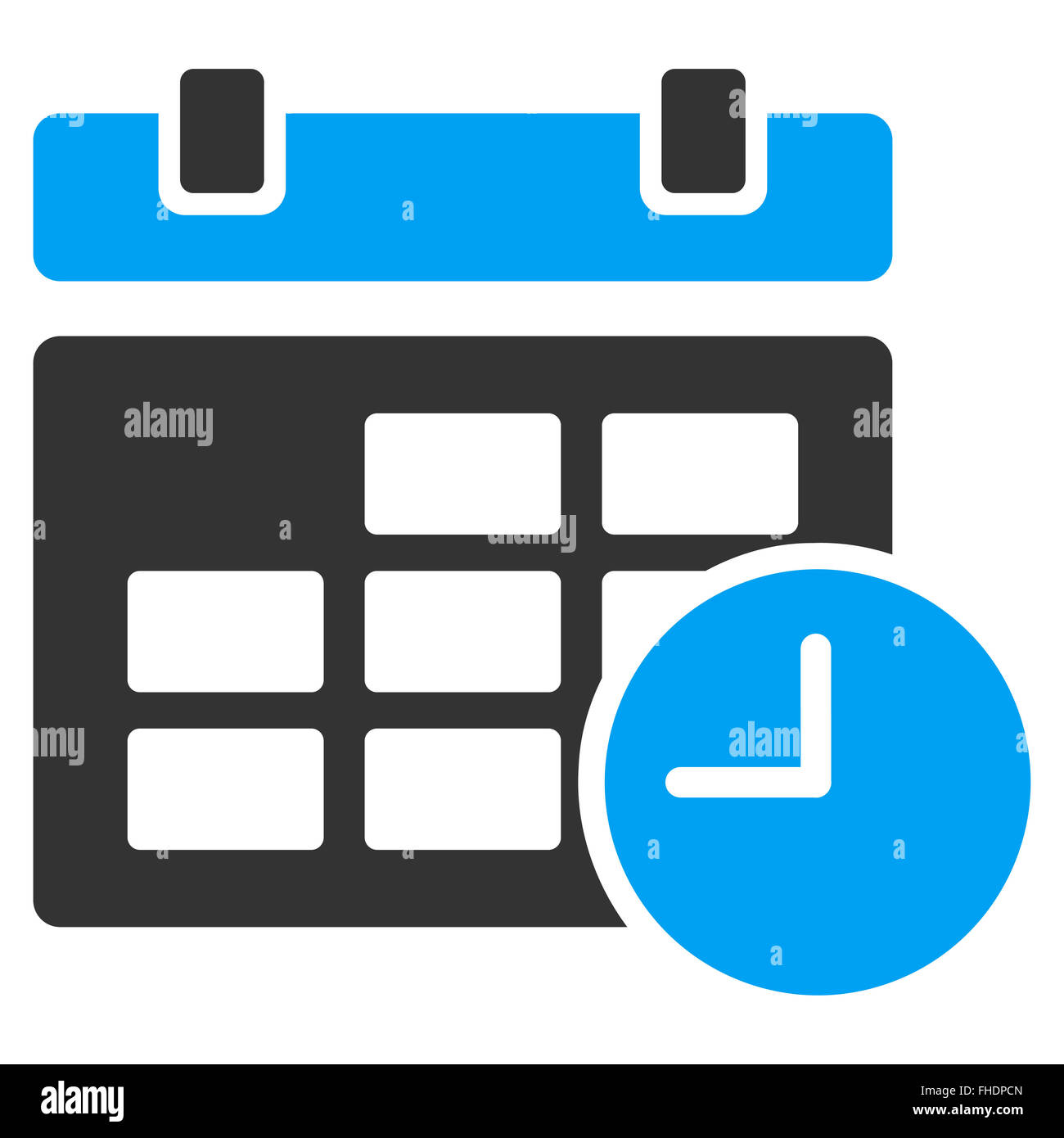 Date And Time Icon Stock Photo - Alamy
