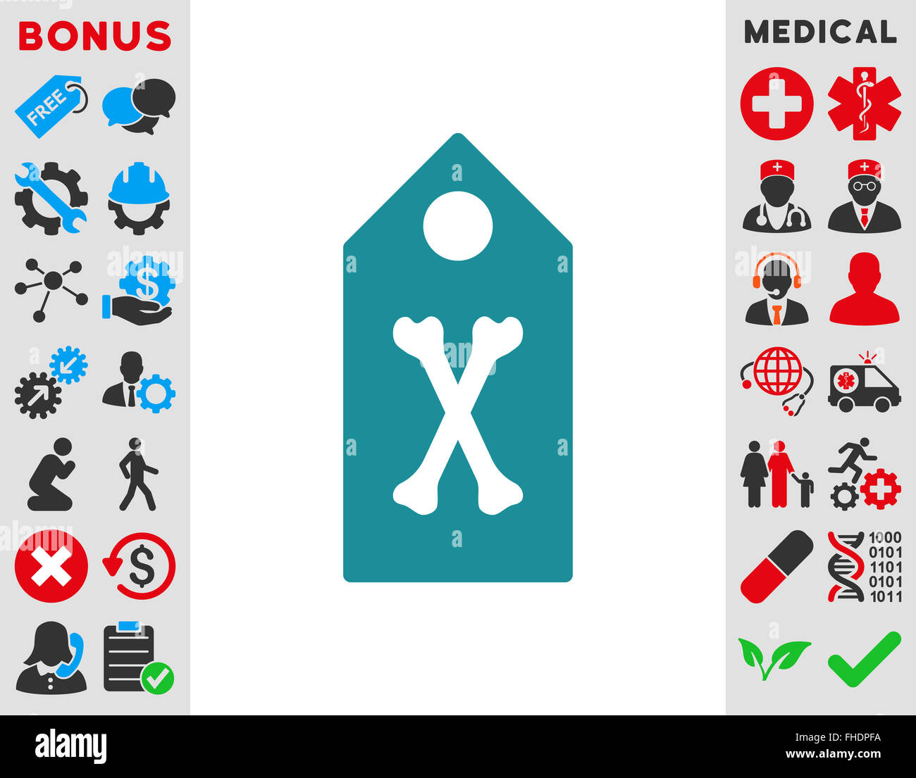 Dead Marker Icon Stock Photo - Alamy