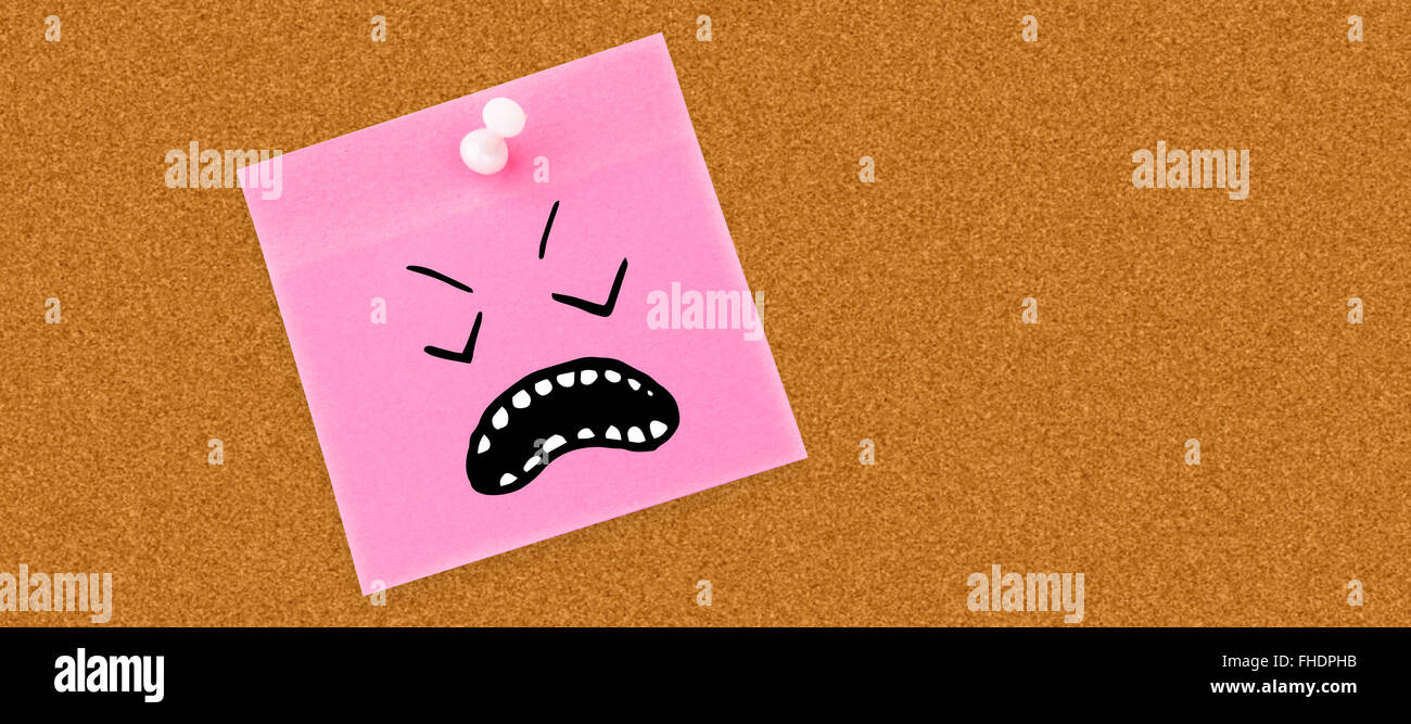 Composite image of angry face Stock Photo - Alamy