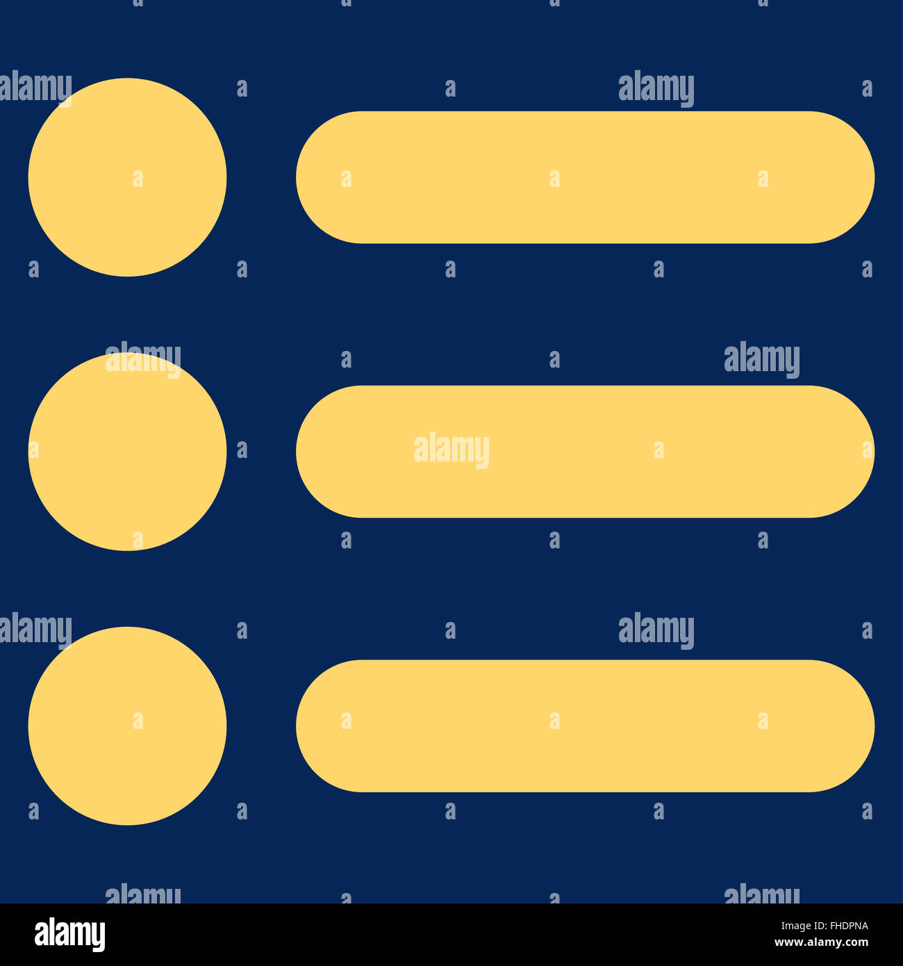 Items flat yellow color icon Stock Photo - Alamy