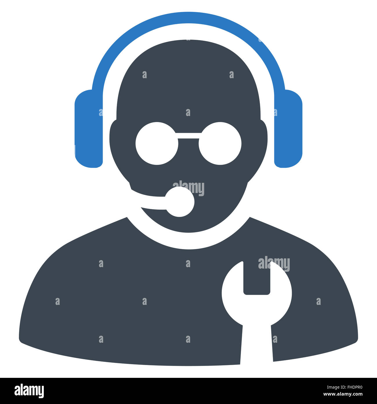 Service Operator Icon Stock Photo - Alamy