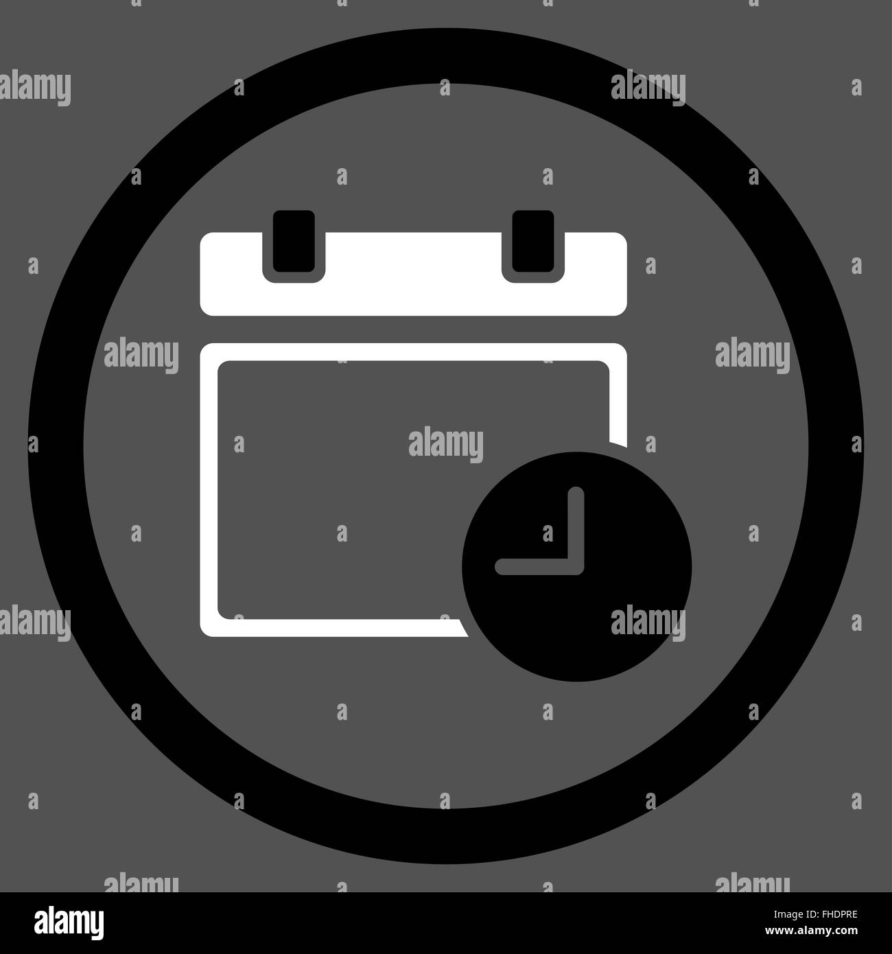 Date And Time Icon Stock Photo - Alamy