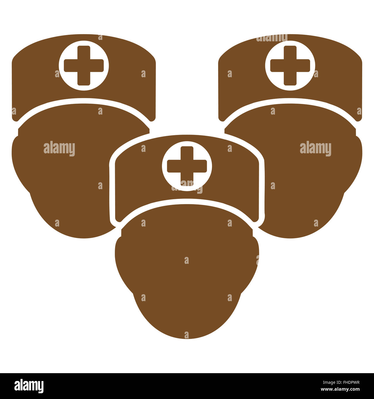 Medical Staff Icon Stock Photo - Alamy