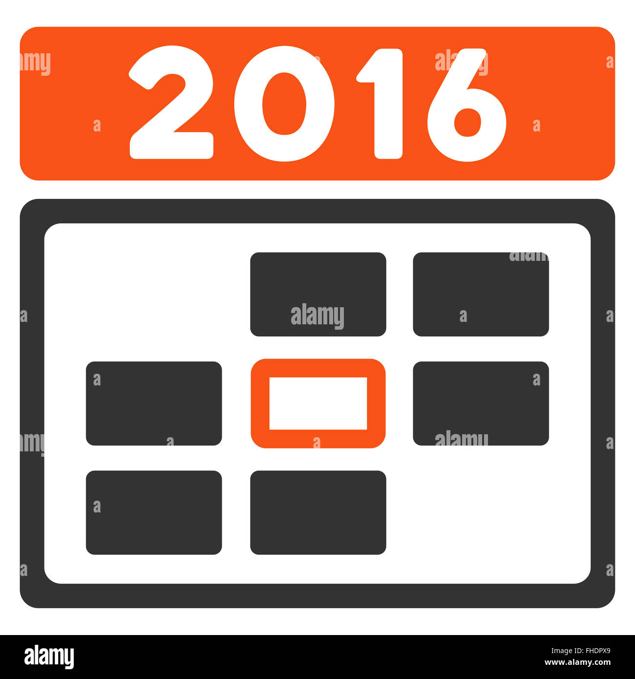 2016 Date Icon Stock Photo - Alamy