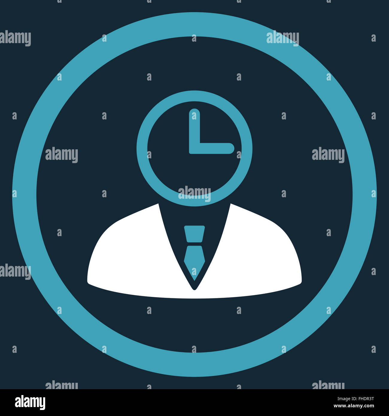 Time Manager Icon Stock Photo - Alamy
