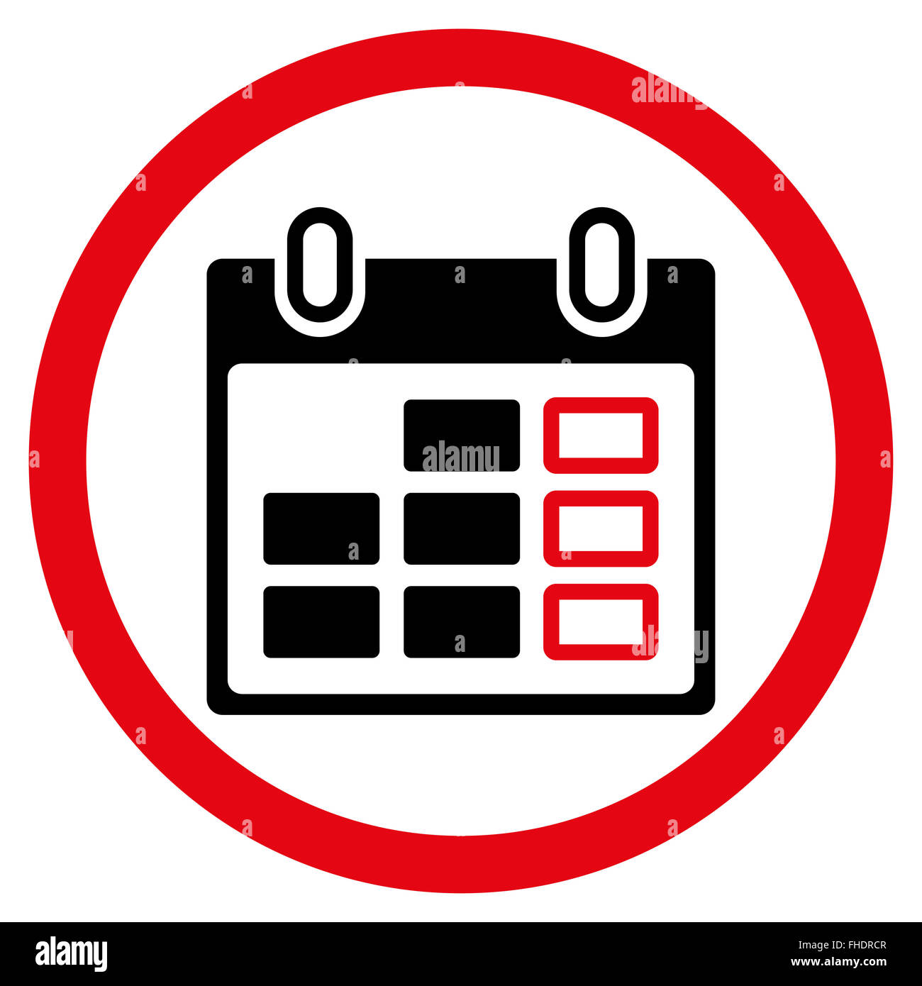 Appointment Week Icon Stock Photo - Alamy