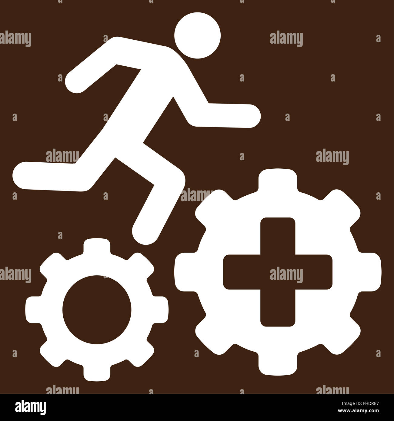 Treatment Process Icon Stock Photo - Alamy