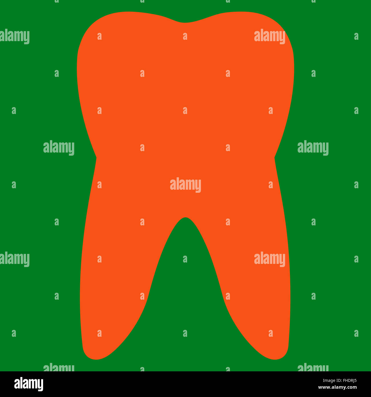 Tooth Flat Icon Stock Photo - Alamy