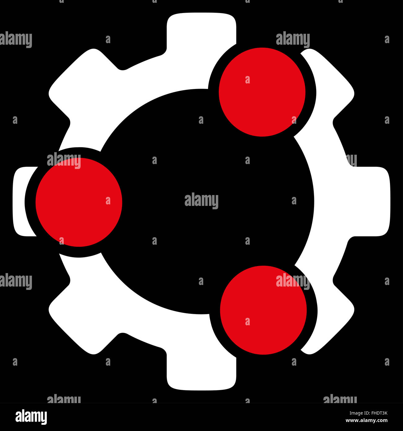 Teamwork Flat Icon Stock Photo - Alamy