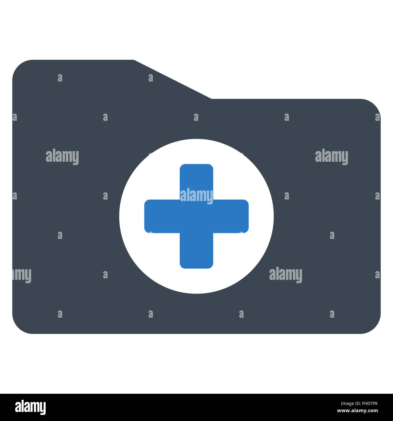 Medical Folder Icon Stock Photo - Alamy