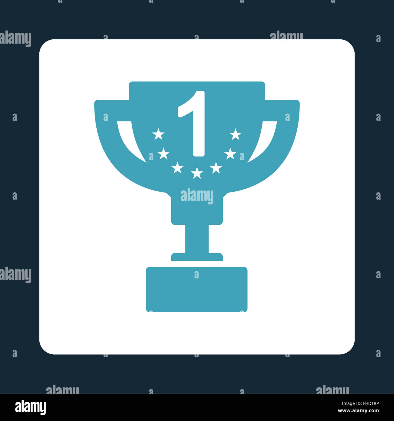 First prize icon from Award Buttons OverColor Set Stock Photo - Alamy