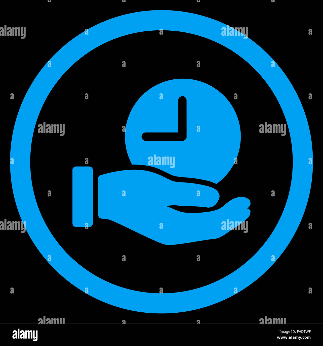Time Service Icon Stock Photo - Alamy