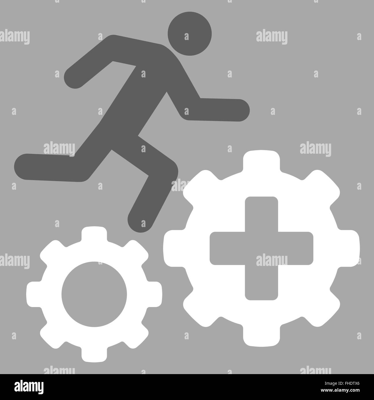 Treatment Process Icon Stock Photo - Alamy