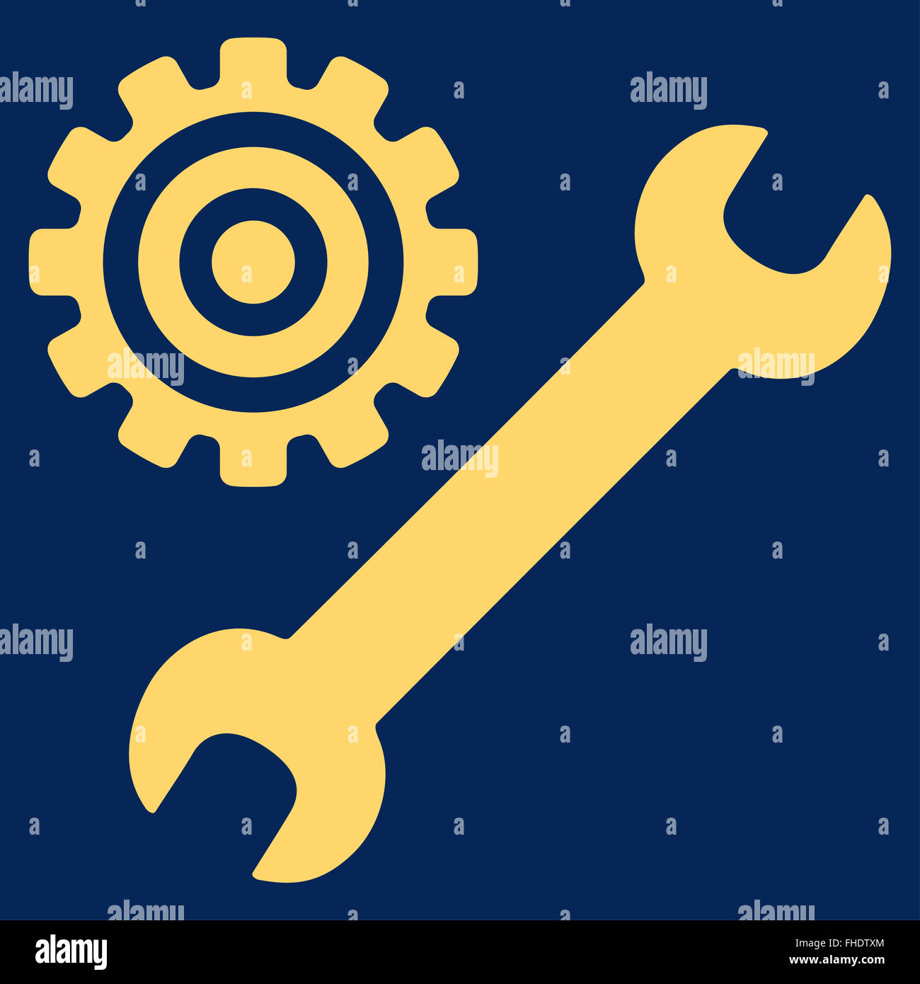 Service Tools Icon Stock Photo - Alamy