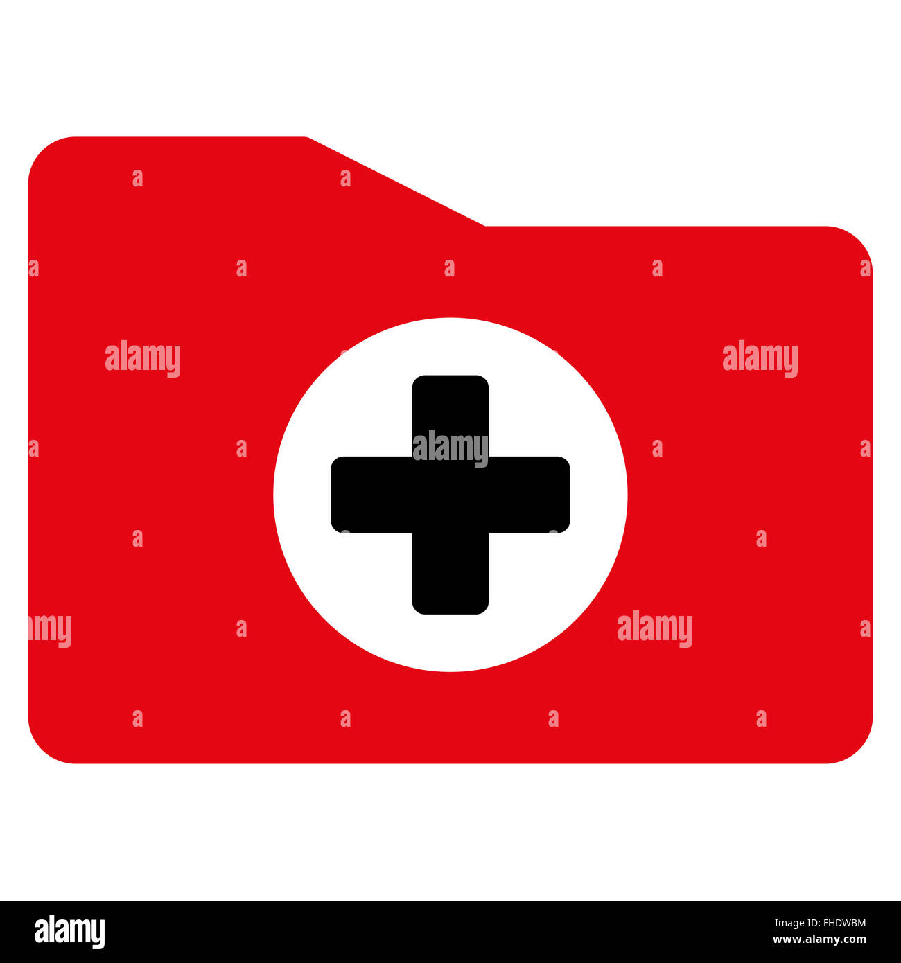 Medical Folder Icon Stock Photo - Alamy