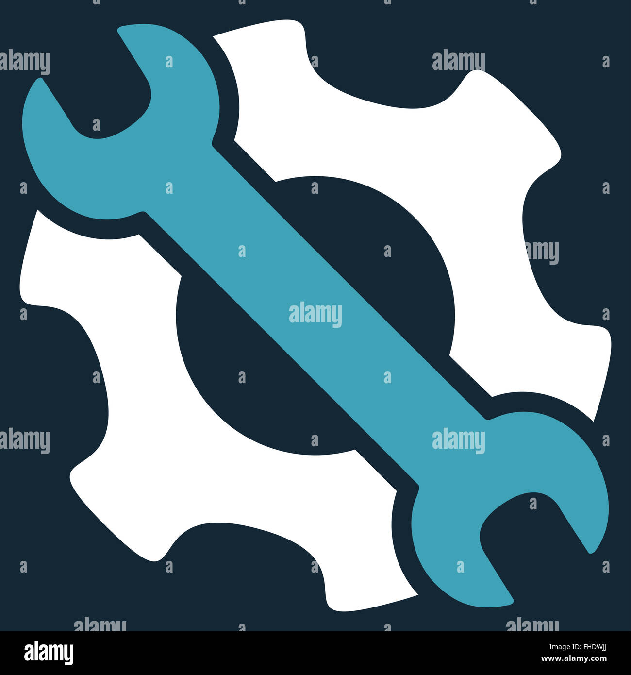 Service Tools Icon Stock Photo - Alamy