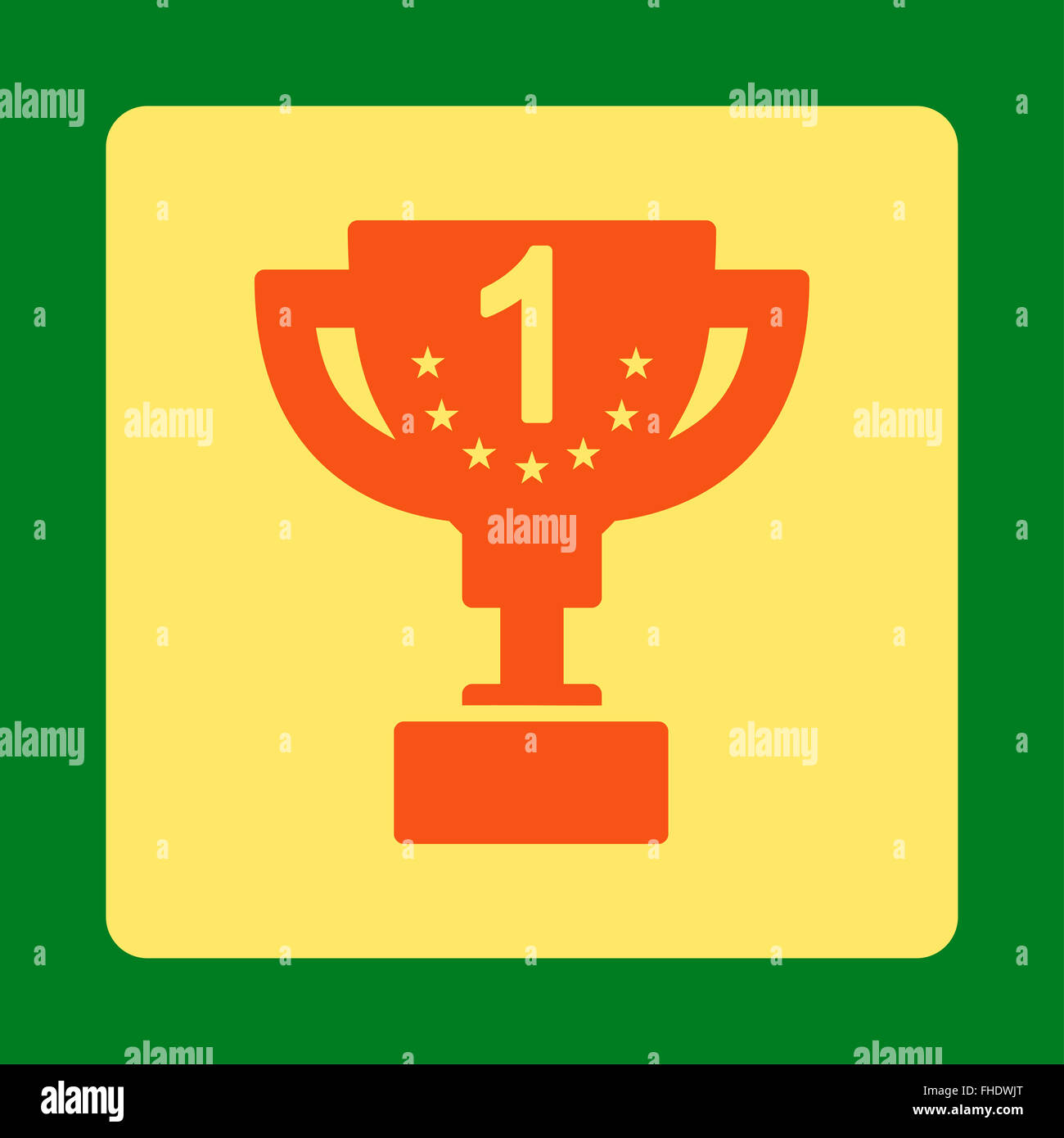 First prize icon from Award Buttons OverColor Set Stock Photo - Alamy