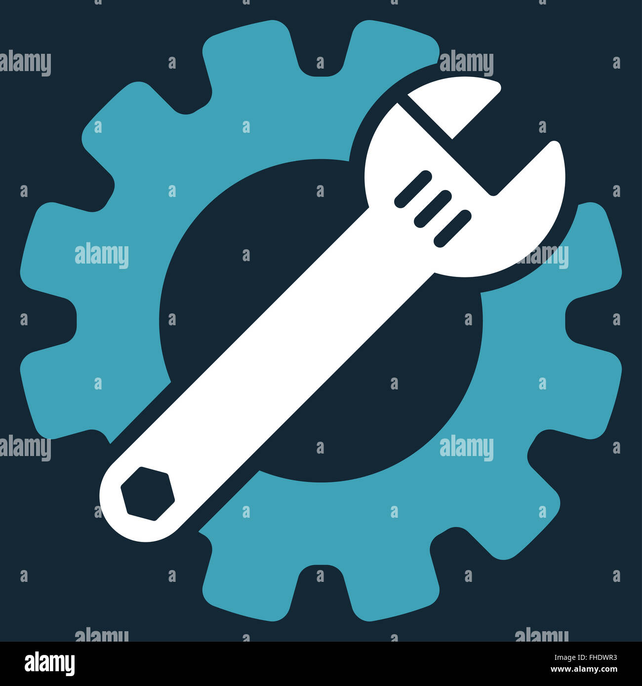 Service Tools Icon Stock Photo - Alamy