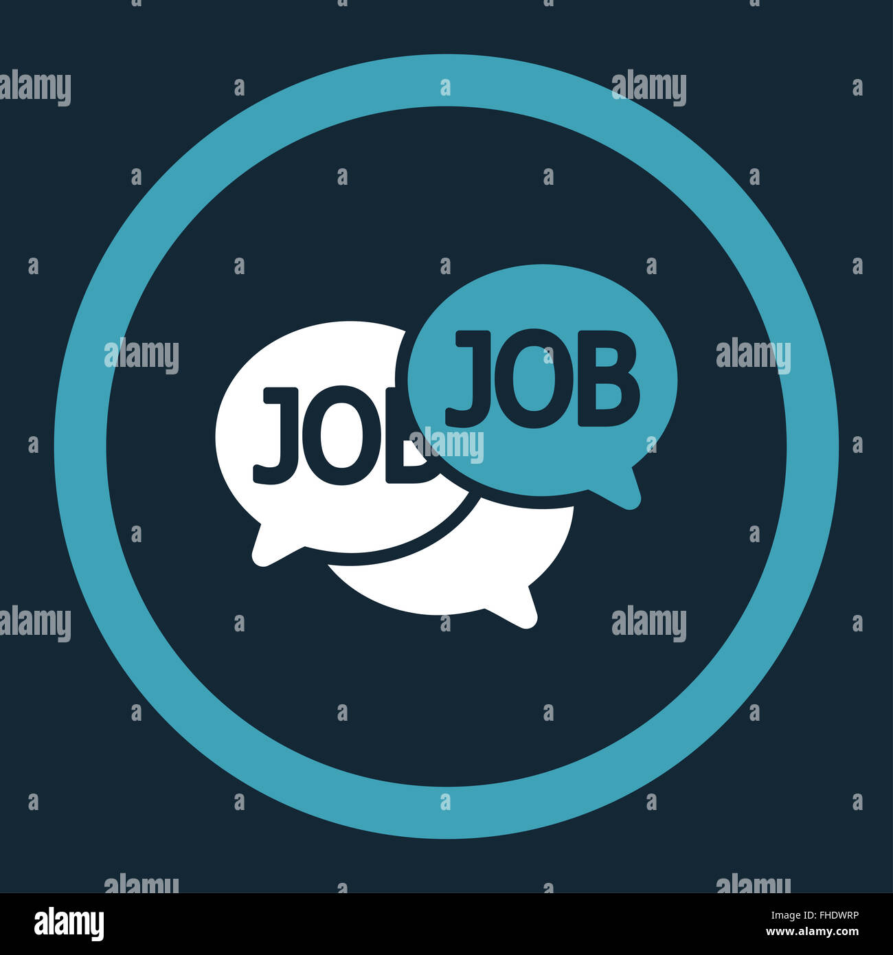 Labor Market icon Stock Photo - Alamy
