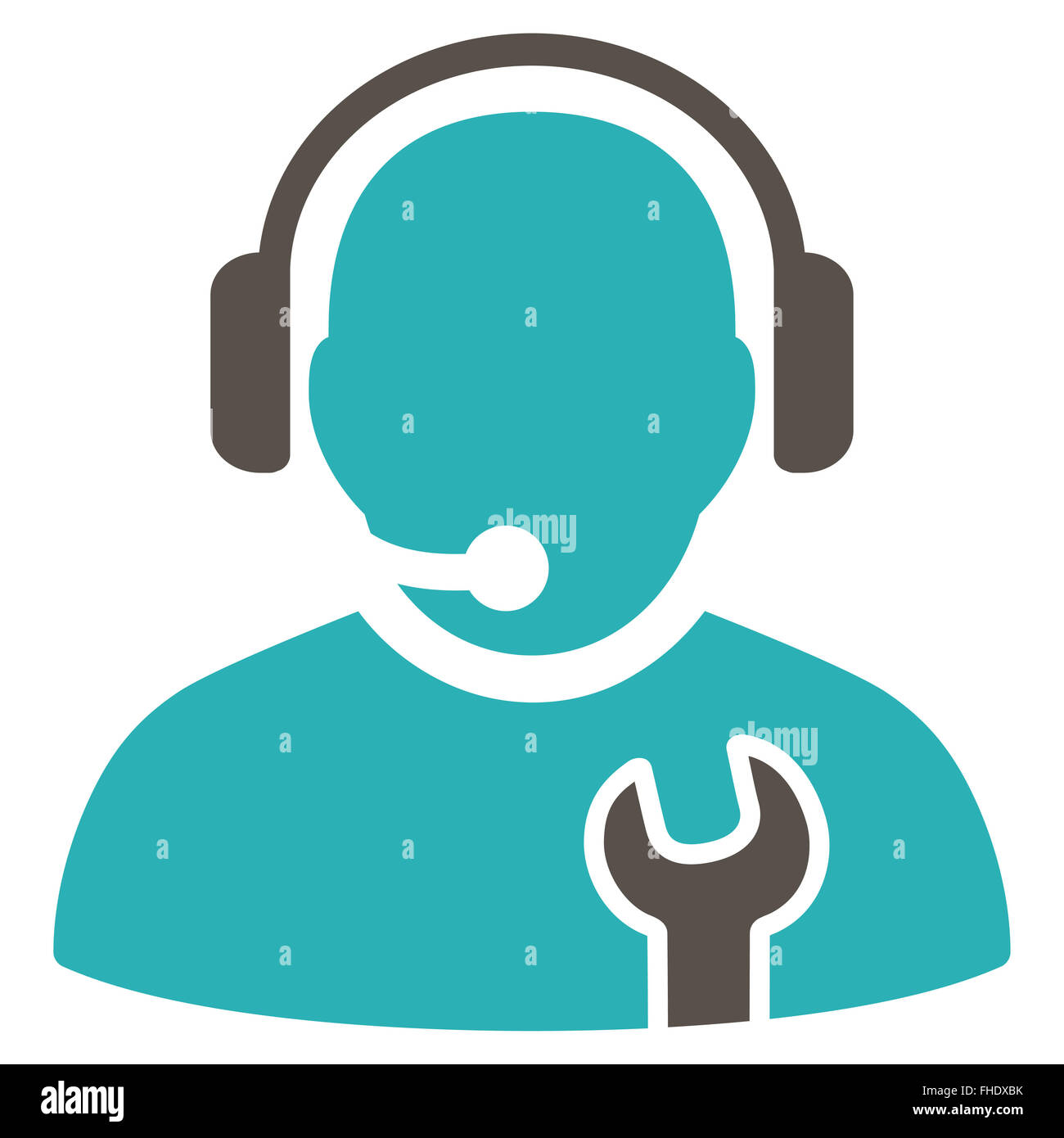 Service Operator Icon Stock Photo - Alamy